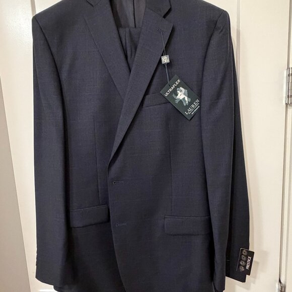 Ralph Lauren | Suits & Blazers | Ralph Lauren Mens Wool Suit 48 Long ...